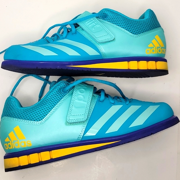 adidas | Shoes | Adidas Brand Powerlift 3 Aqua Lace Up Weightlifting ...